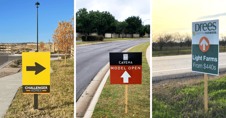 Home Builders Should Know These Four Sign Types